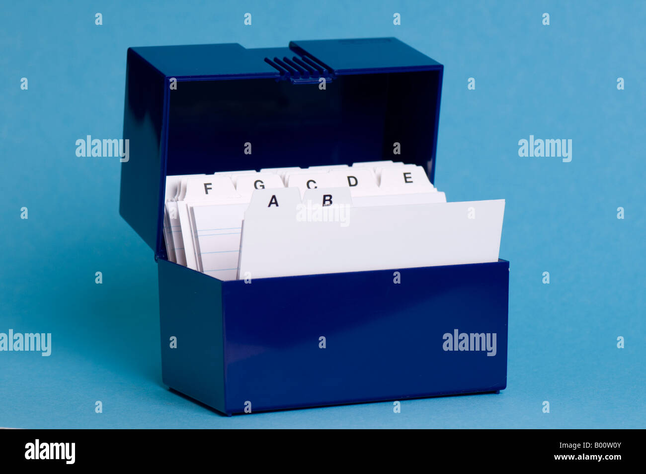 Card index system hi-res stock photography and images - Alamy