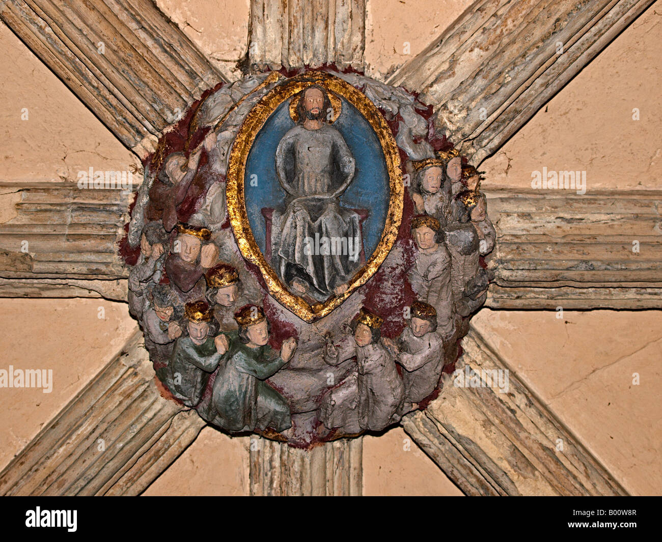 Medieval roof boss hi-res stock photography and images - Alamy