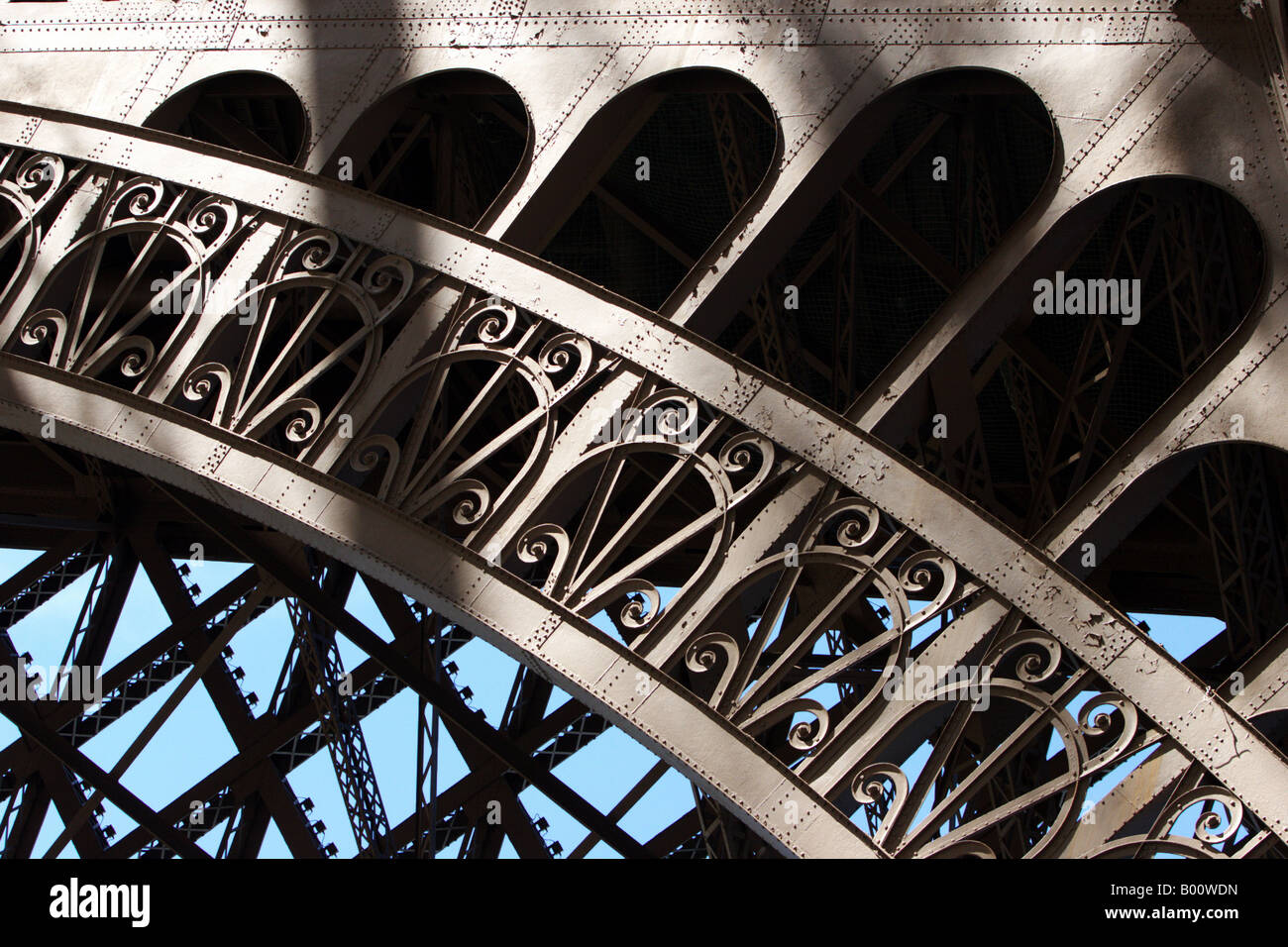 Eiffel Tower detail Stock Photo - Alamy