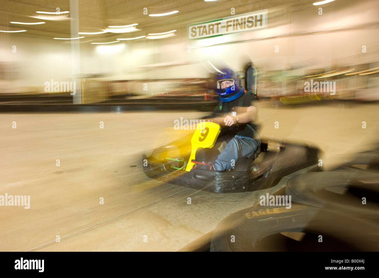 Go karting indoor hi-res stock photography and images - Alamy
