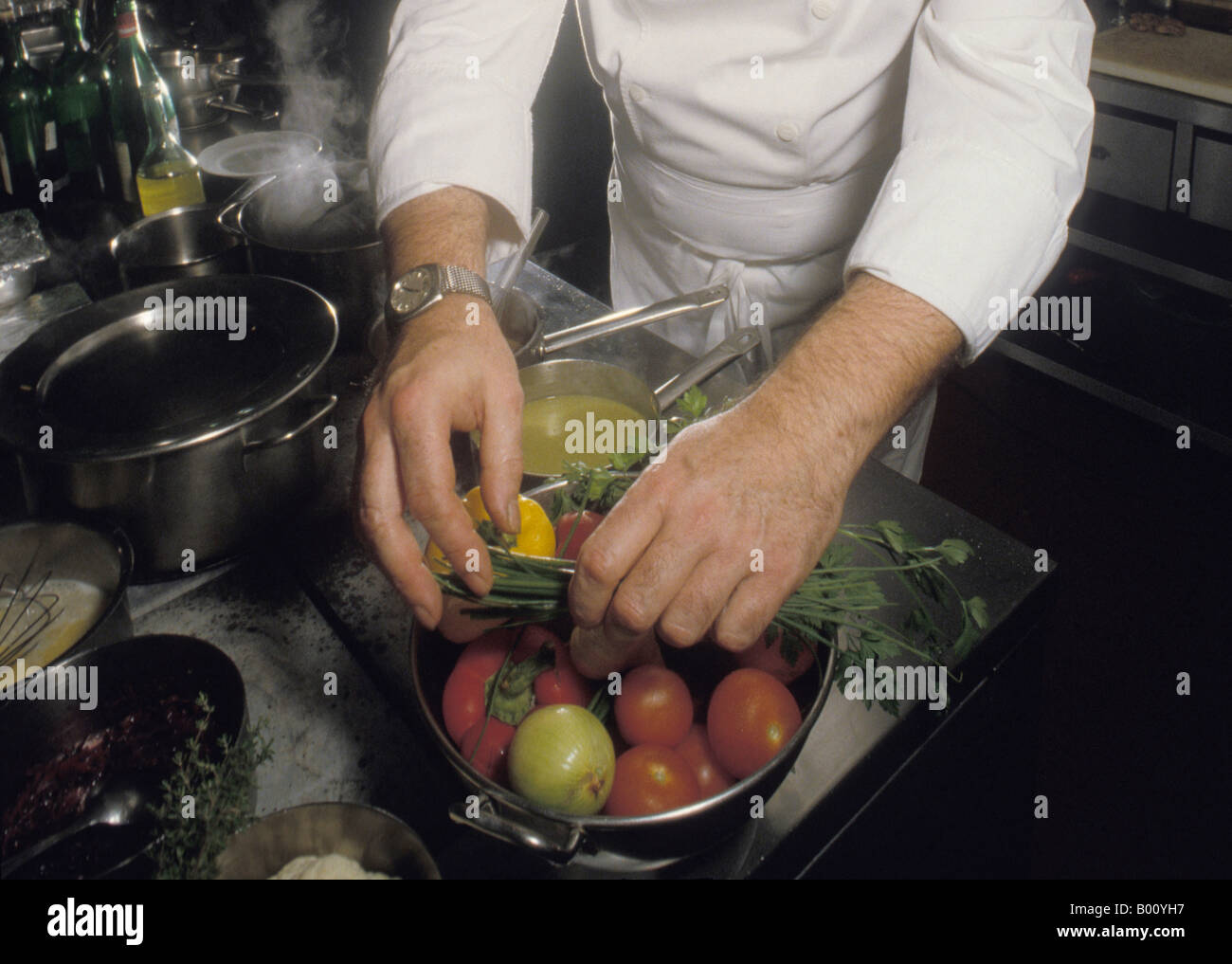 beim Kochen - Details Stock Photo - Alamy