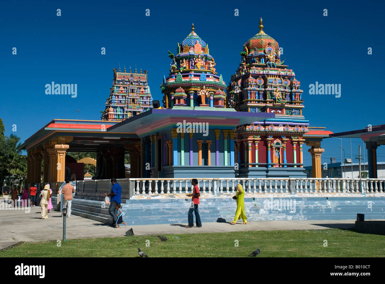 fiji nadi sri silva subramaniya temple scene Stock Photo - Alamy
