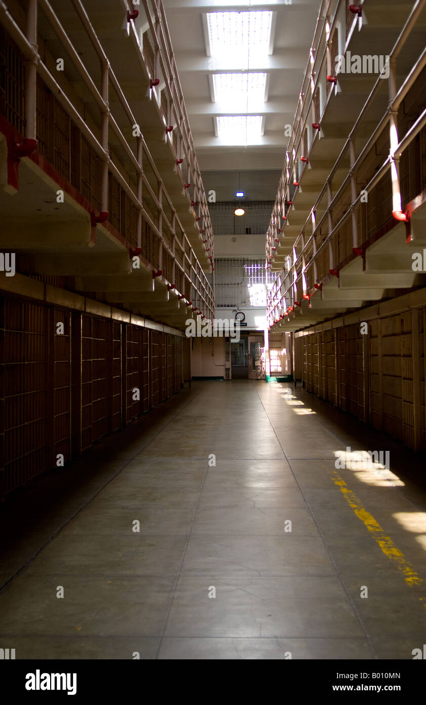 Row prison cells in cell hi-res stock photography and images - Alamy