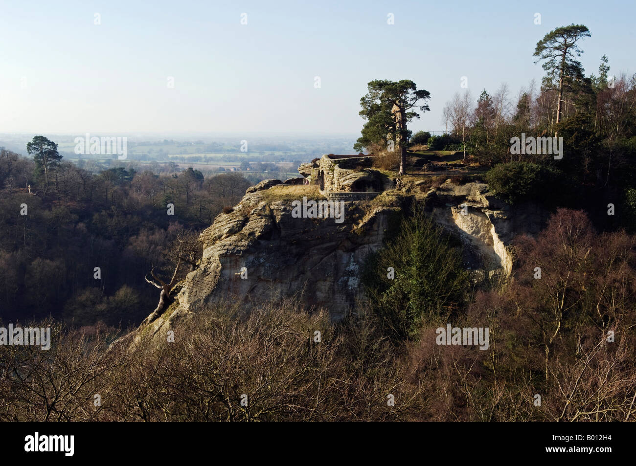 England, Shropshire, Hawkstone Park. The park offers walks along a ...