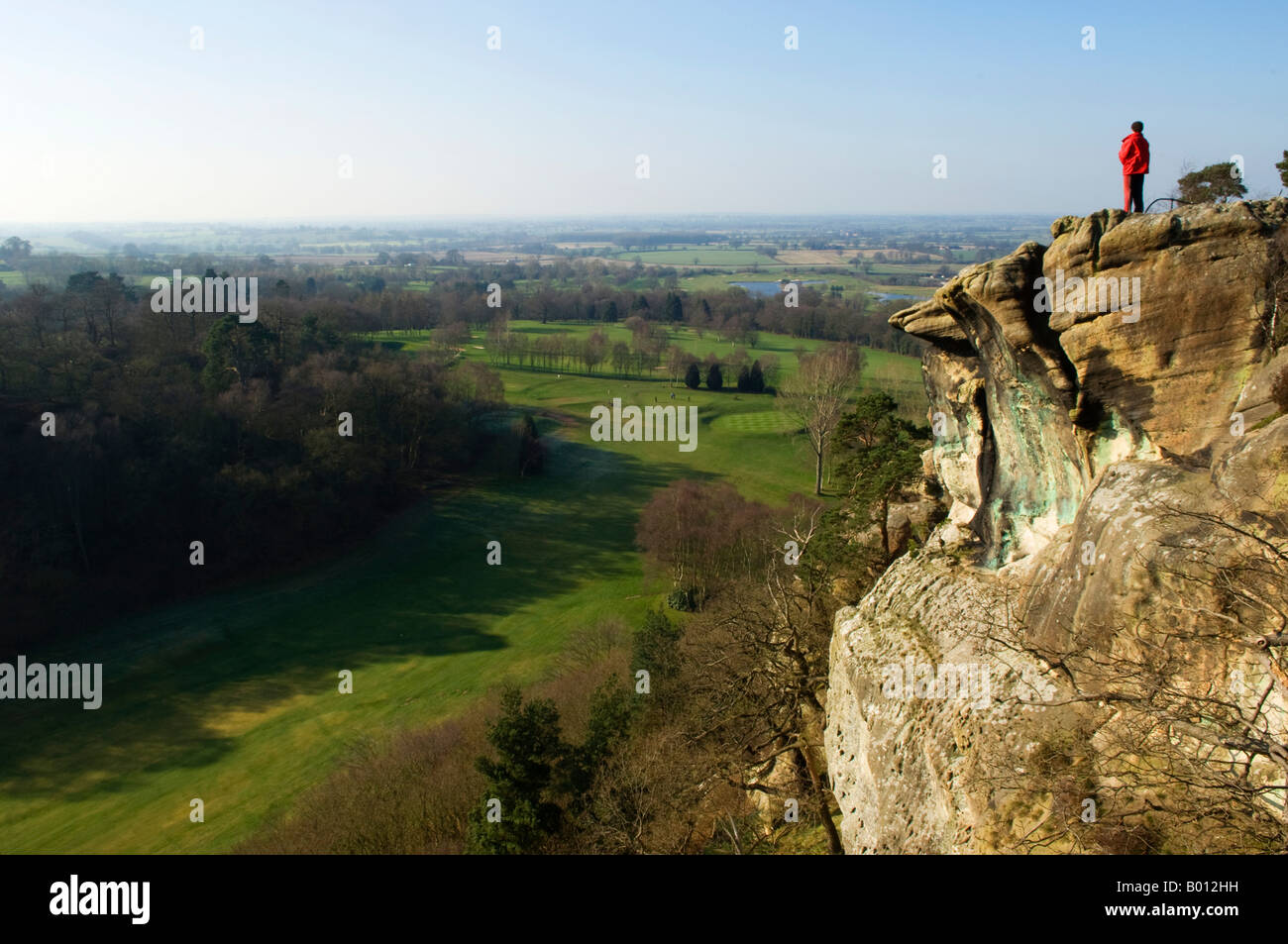 England, Shropshire, Hawkstone Park. The park offers walks along a ...