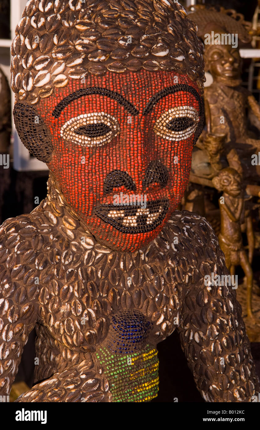 Cameroon Africa bead artwork from native tribe work of warrior Stock ...