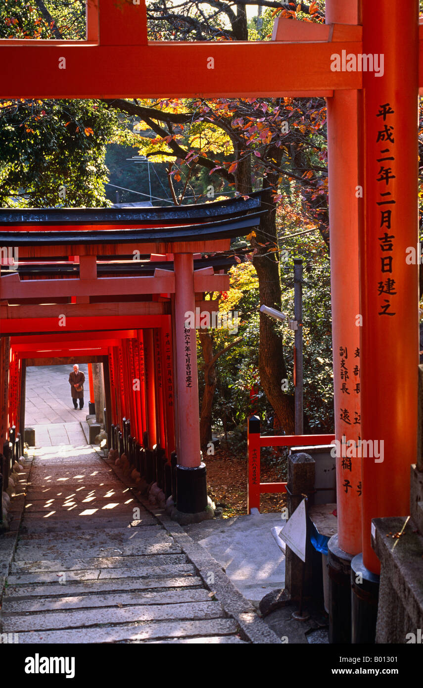 Japan, Honshu Island, Kyoto. Fushimi Inari Taisha is a shrine dedicated ...