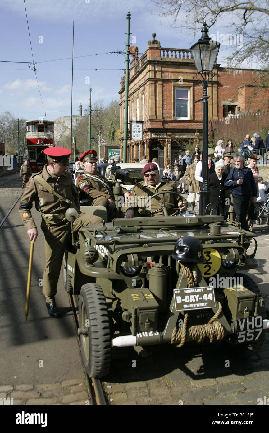 1940's DAY NATIONAL TRAMWAY MUSEUM Stock Photo - Alamy