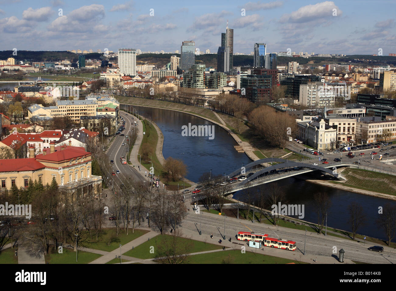 Vilnius modern town Lithuania Stock Photo - Alamy
