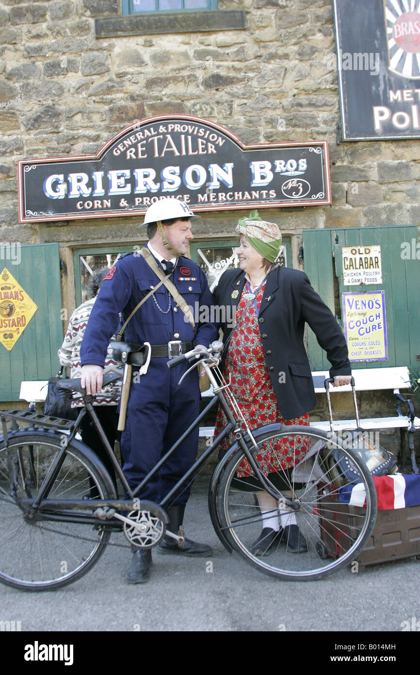 1940's DAY NATIONAL TRAMWAY MUSEUM Stock Photo - Alamy