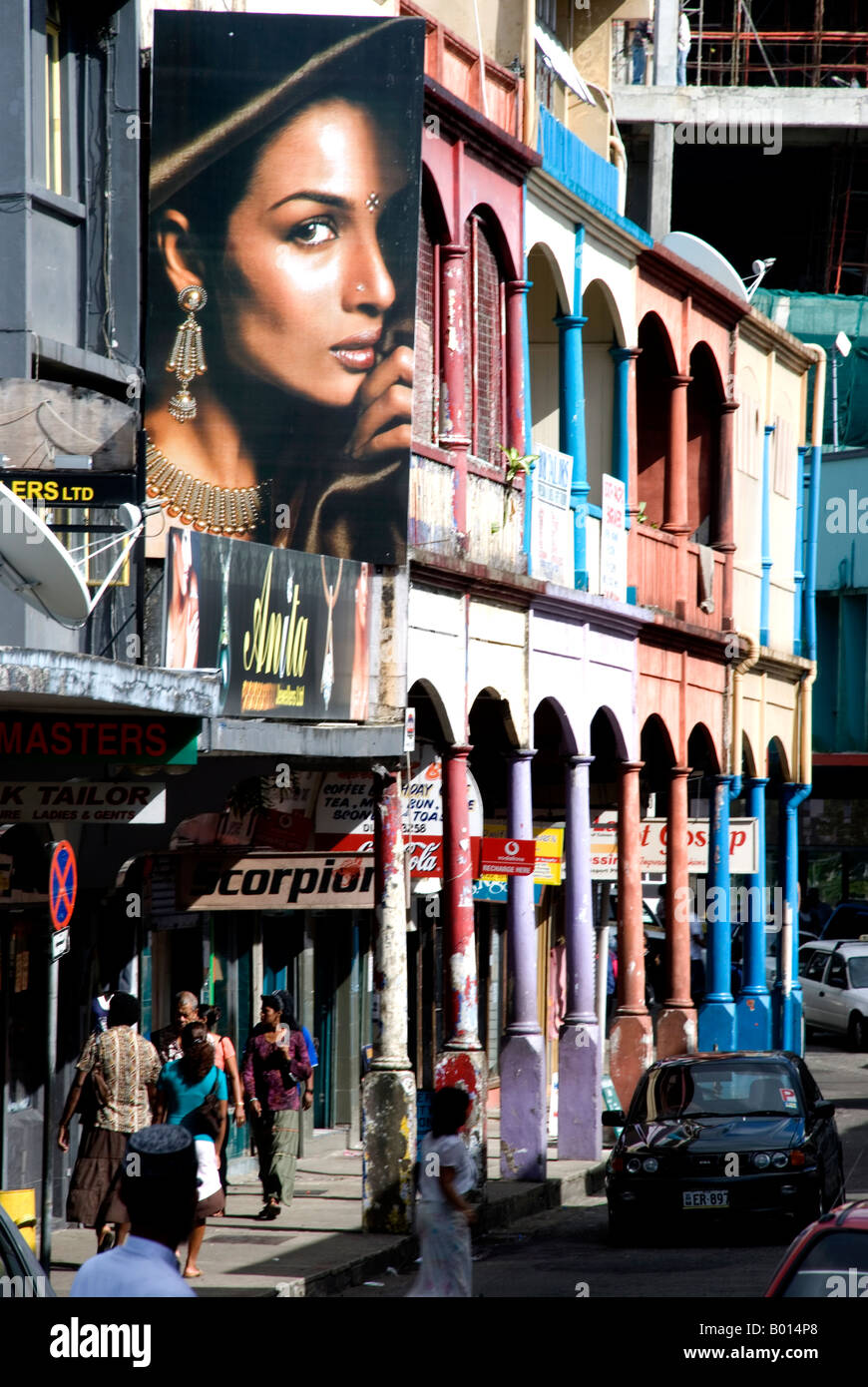 Fiji suva mark street scene hi-res stock photography and images - Alamy