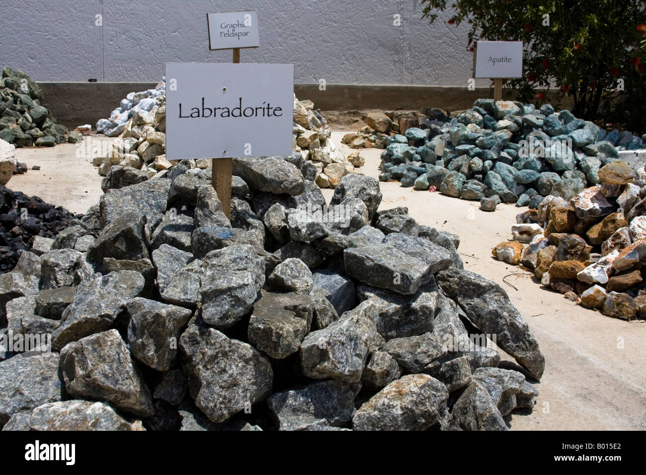 Piles of Labradorite at a Soth African gem stone mine Stock Photo - Alamy
