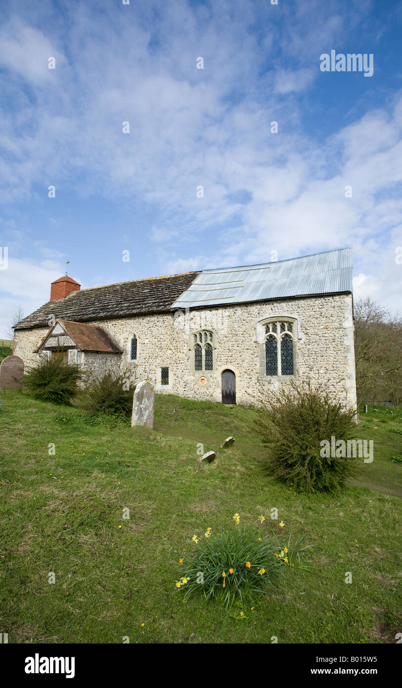Coombes Church, Sussex, England, UK Stock Photo - Alamy