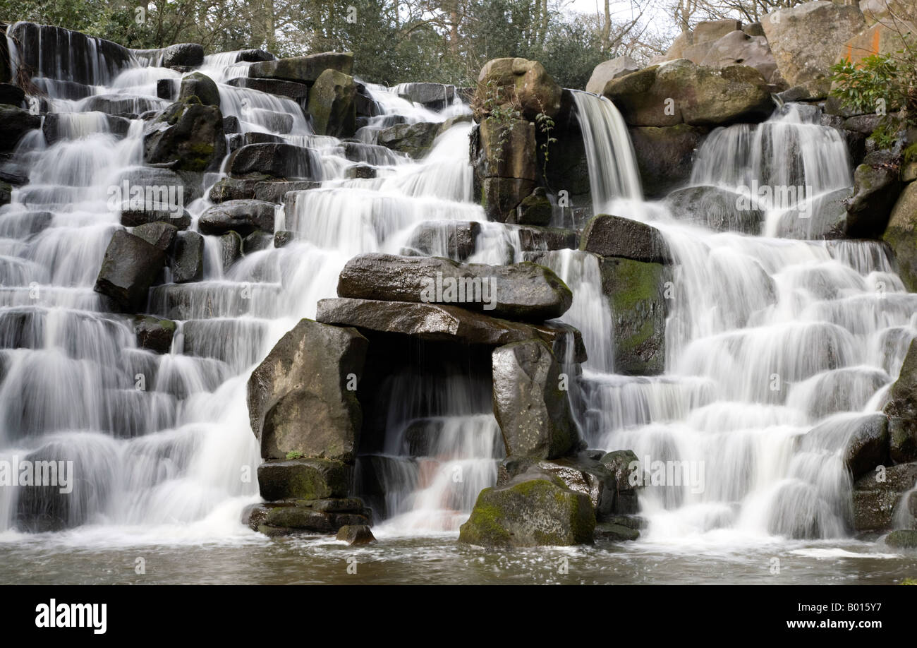 The Cascade Virginia Water Surrey Stock Photo - Alamy