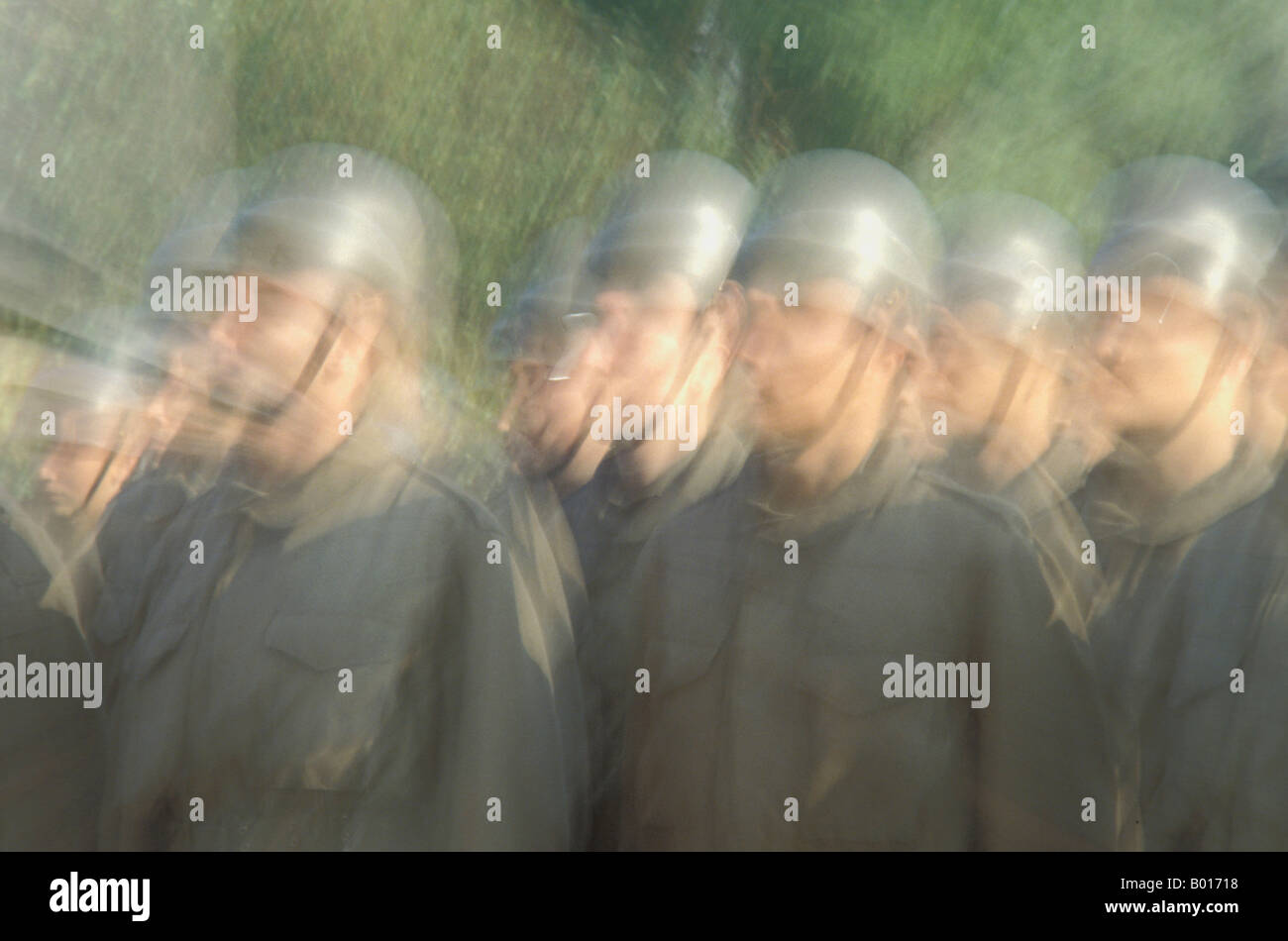 Federal army with the swearing in Stock Photo - Alamy