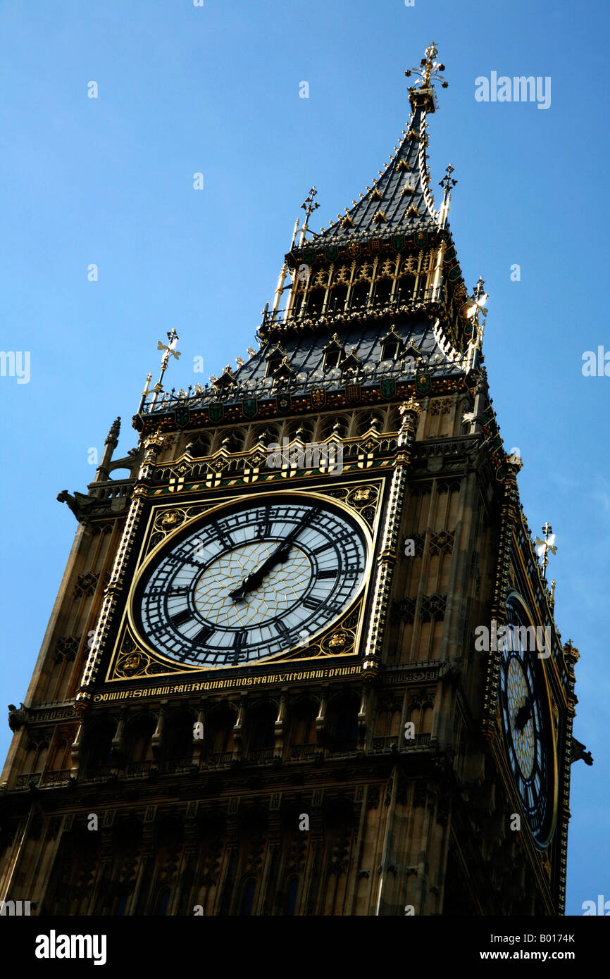 The clock face of Big Ben Stock Photo - Alamy