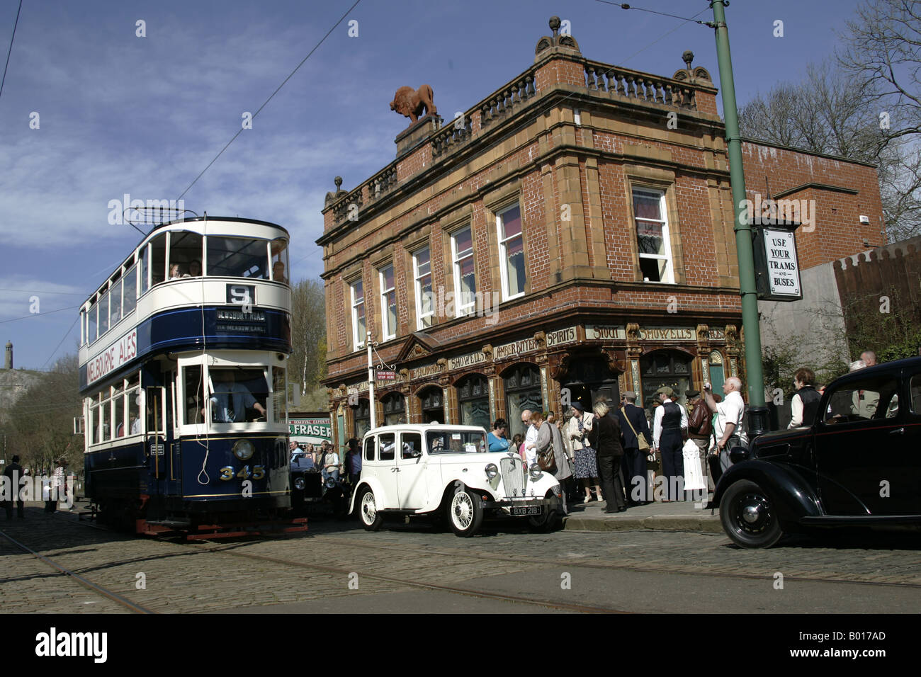 NATIONAL TRAMWAY MUSEUM TRAM TRANSPORT RAIL Stock Photo - Alamy