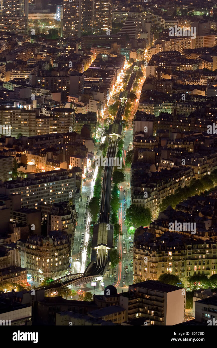Night view boulevard garibaldi metro hi-res stock photography and ...