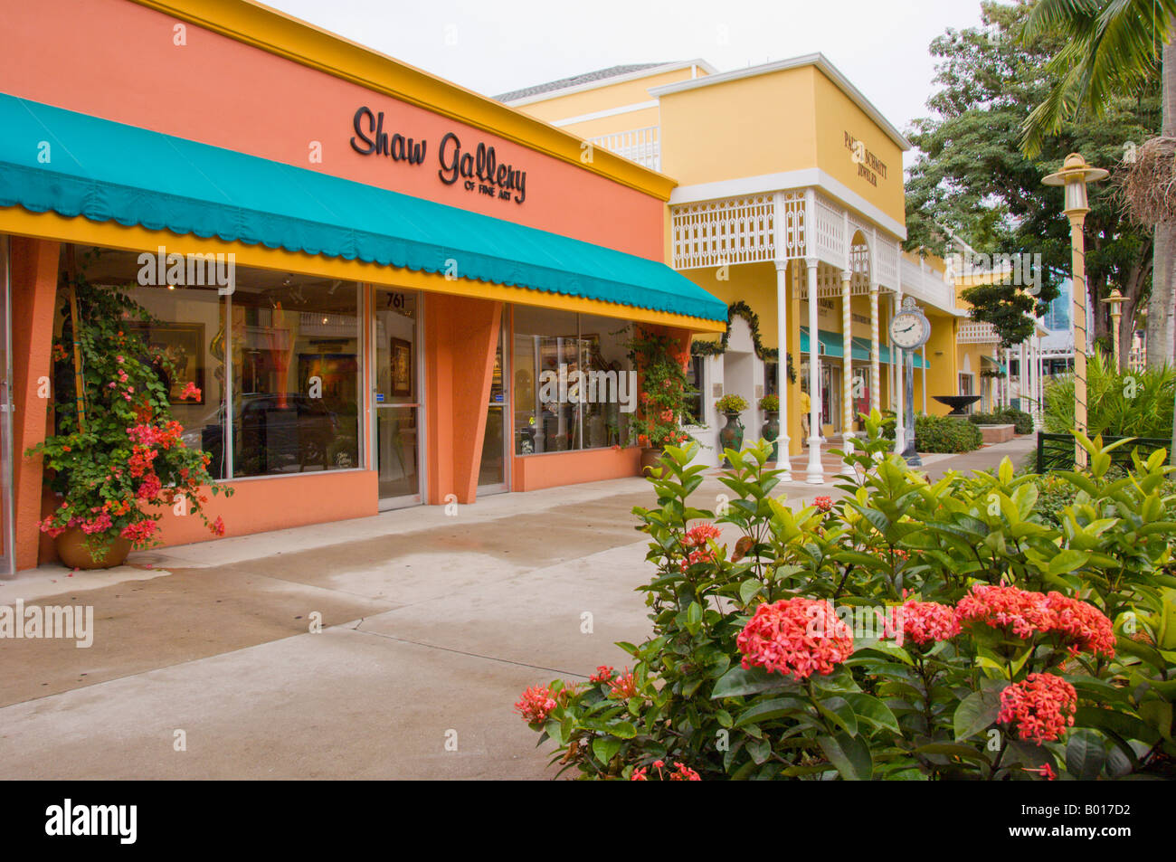 The Shaw Gallery in Naples Florida USA Stock Photo - Alamy
