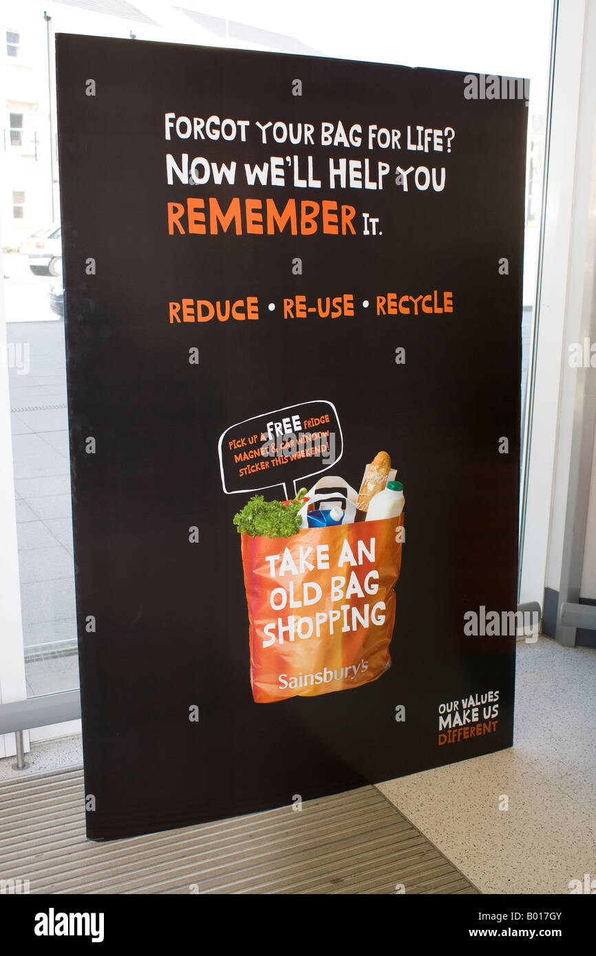 Shopping bag for life sainsburys hi-res stock photography and images ...