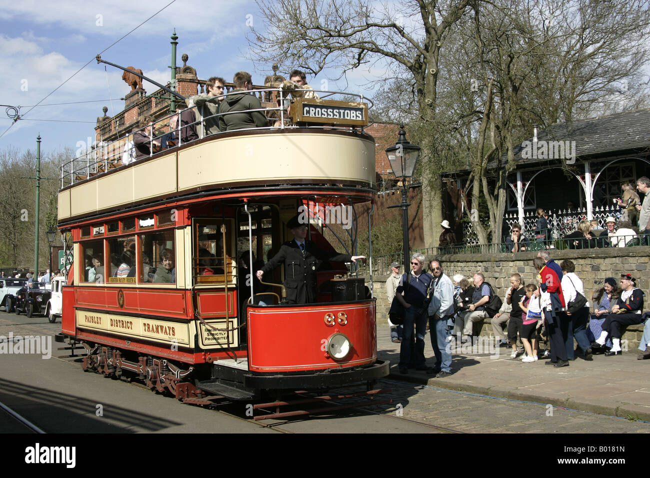 NATIONAL TRAMWAY MUSEUM TRAM TRANSPORT RAIL Stock Photo - Alamy
