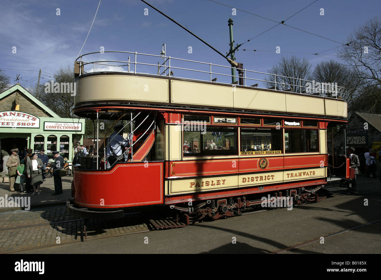 NATIONAL TRAMWAY MUSEUM TRAM TRANSPORT RAIL Stock Photo - Alamy