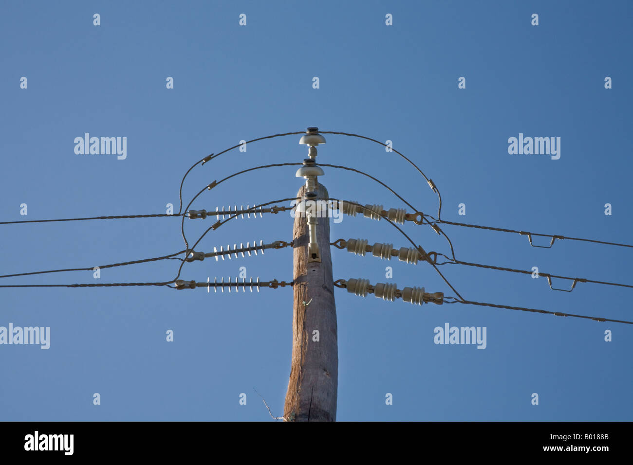 Telephone pole and wires Stock Photo - Alamy