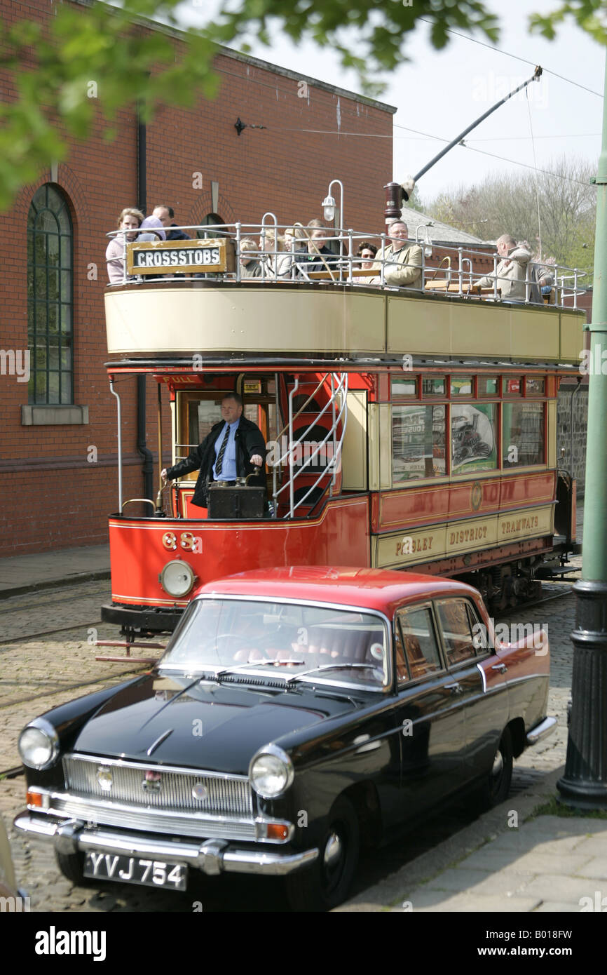 NATIONAL TRAMWAY MUSEUM TRAM TRANSPORT RAIL Stock Photo - Alamy