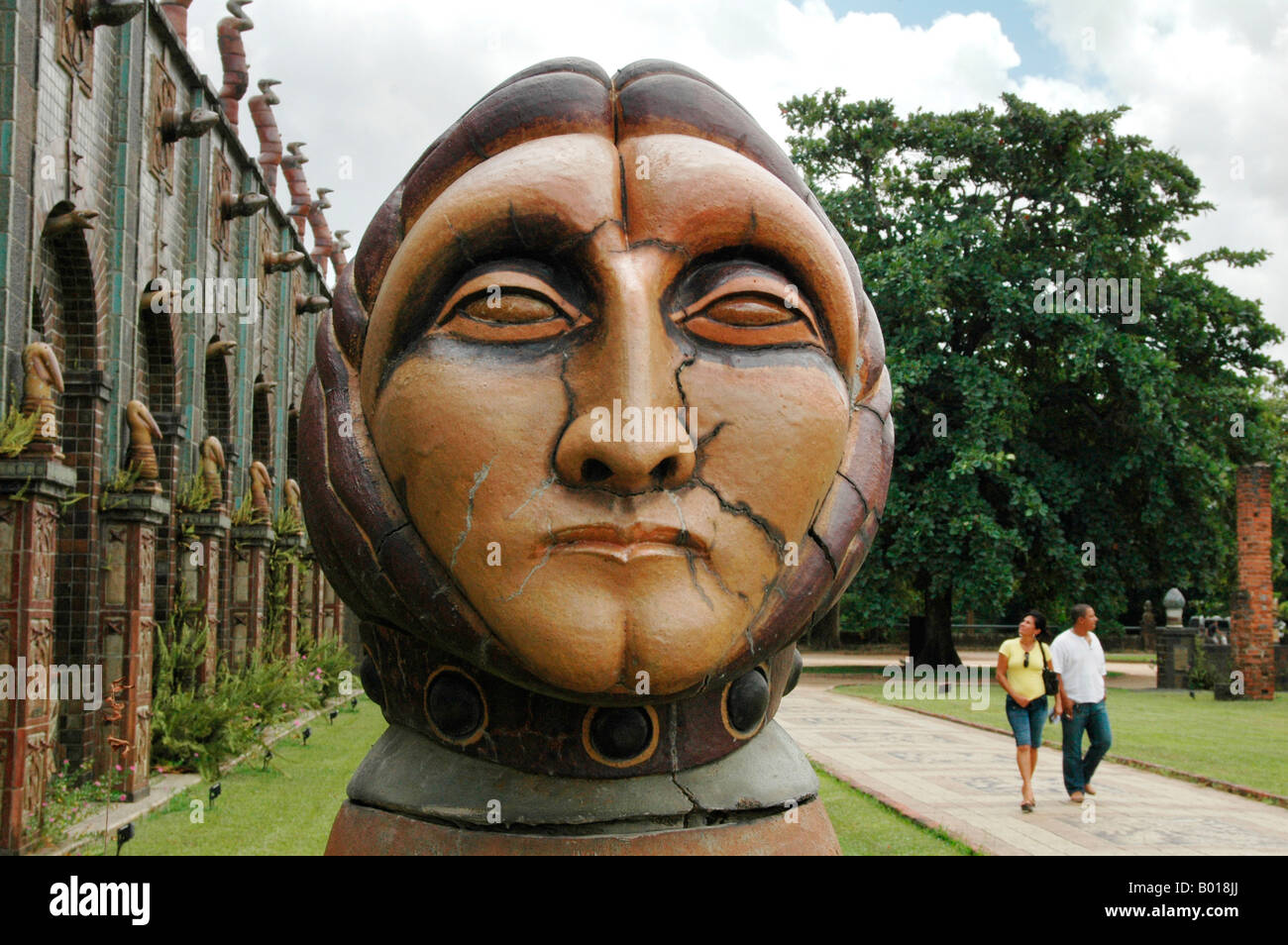 Sculpture by Brazilian artist Francisco Brennand at Oficina Brennand in ...