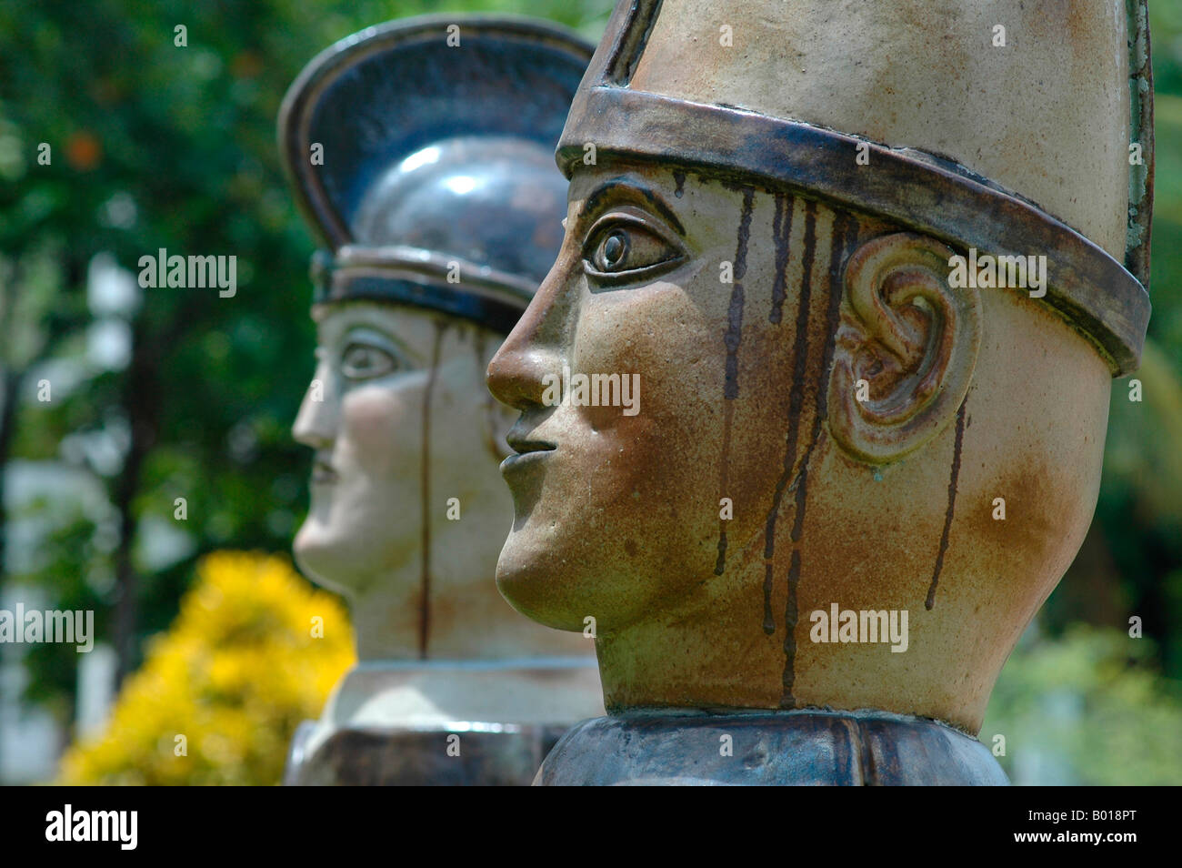 Brazilian artist Francisco Brennand at Oficina Brennand in Recife Stock ...