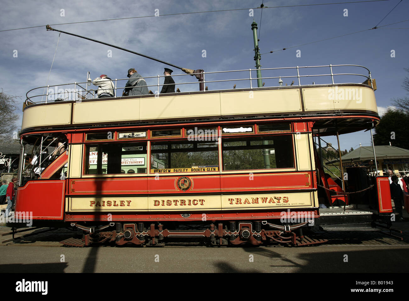 NATIONAL TRAMWAY MUSEUM TRAM TRANSPORT RAIL Stock Photo - Alamy