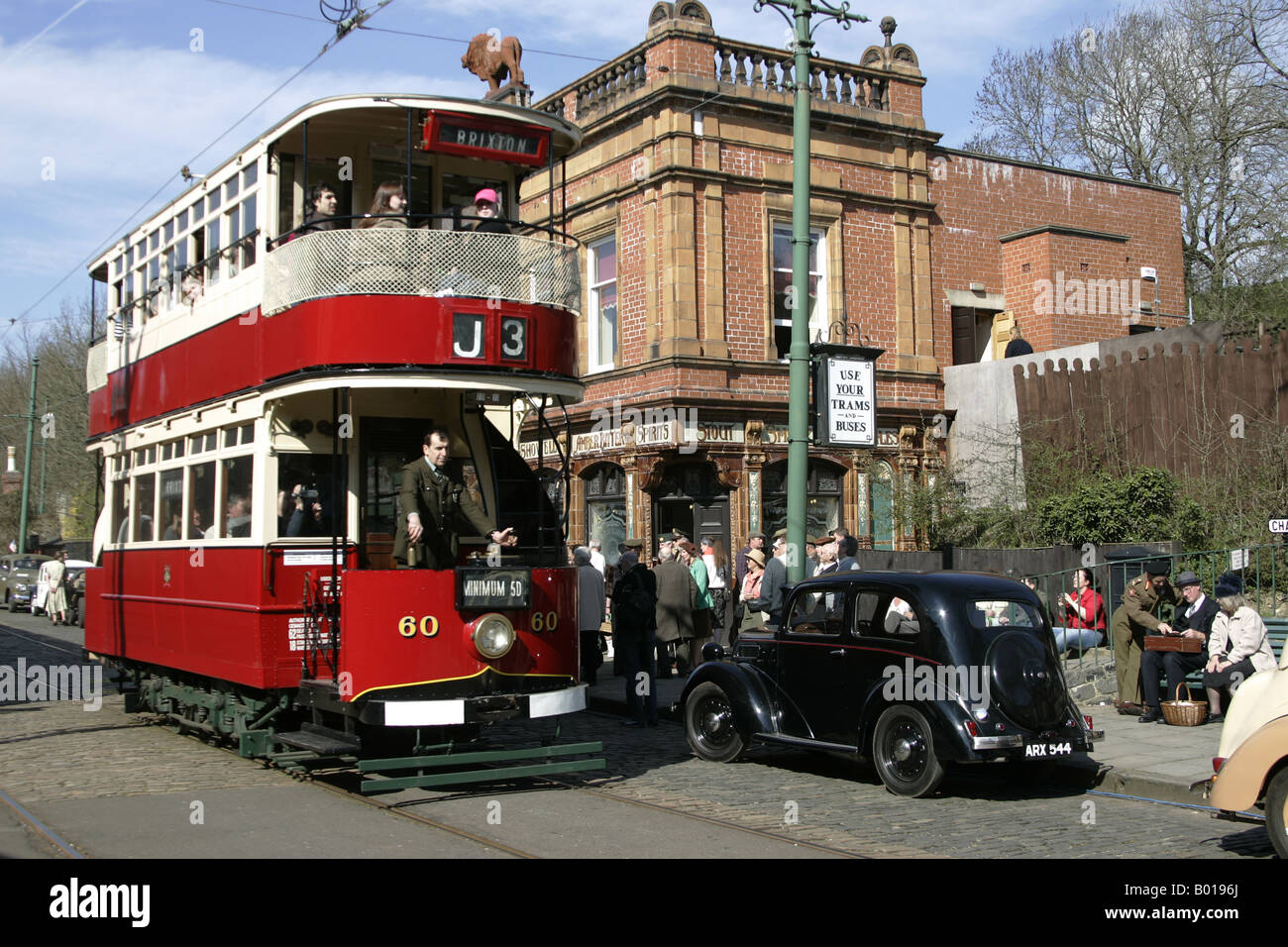 NATIONAL TRAMWAY MUSEUM TRAM TRANSPORT RAIL Stock Photo - Alamy