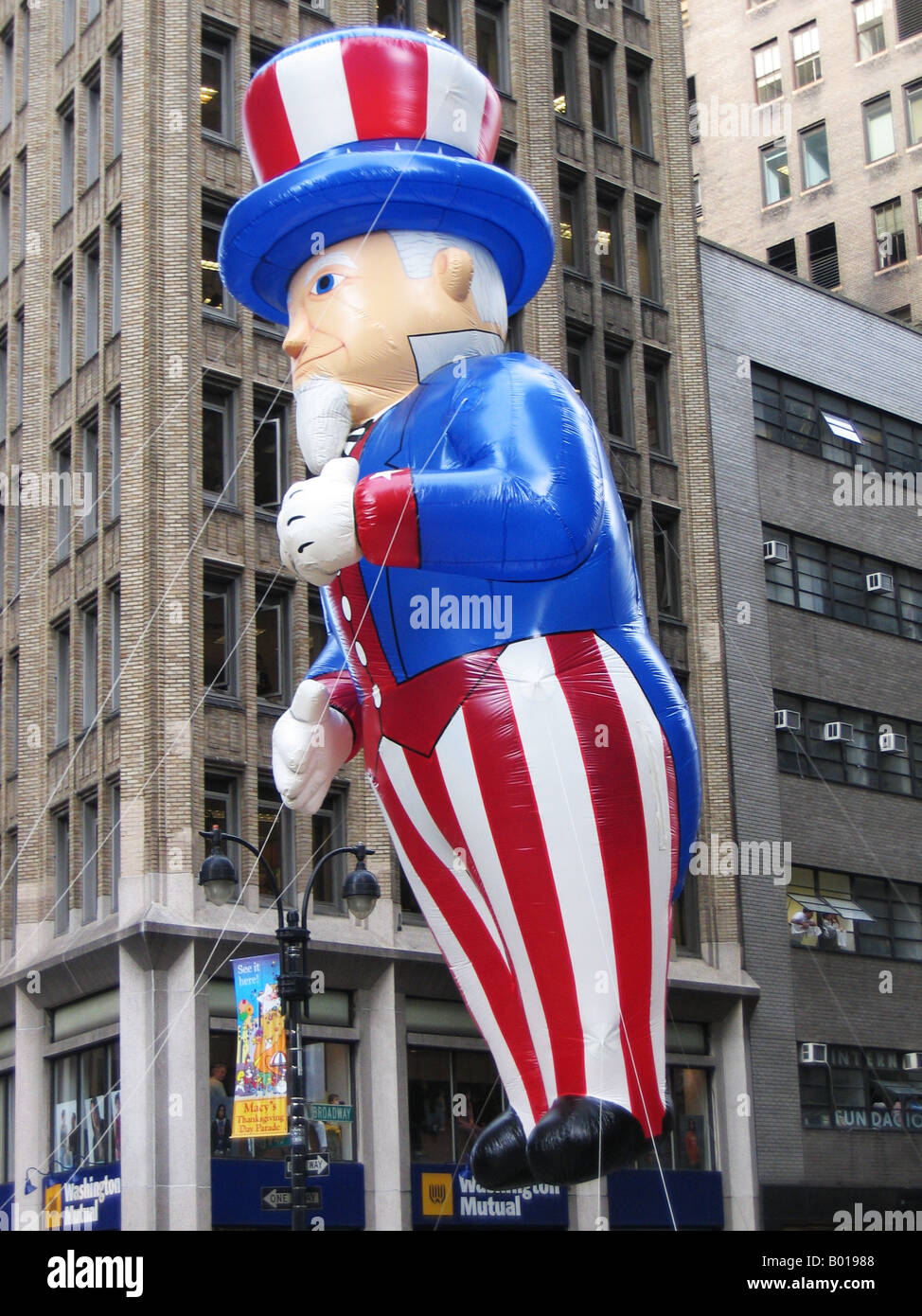 Uncle Sam, Macys Thanksgiving Parade, Manhattan, New York, USA Stock ...