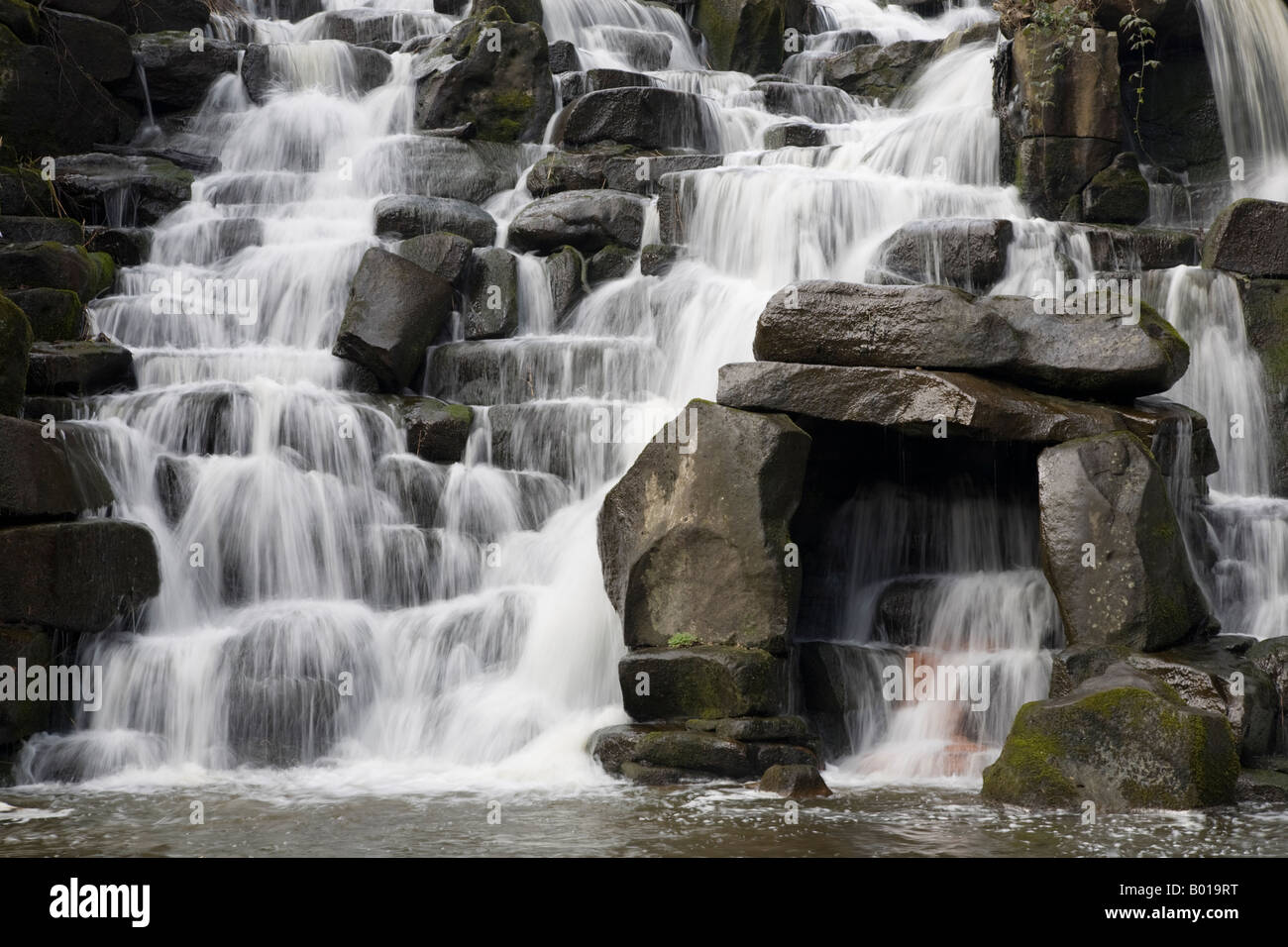 The Cascade Virginia Water Surrey Stock Photo - Alamy