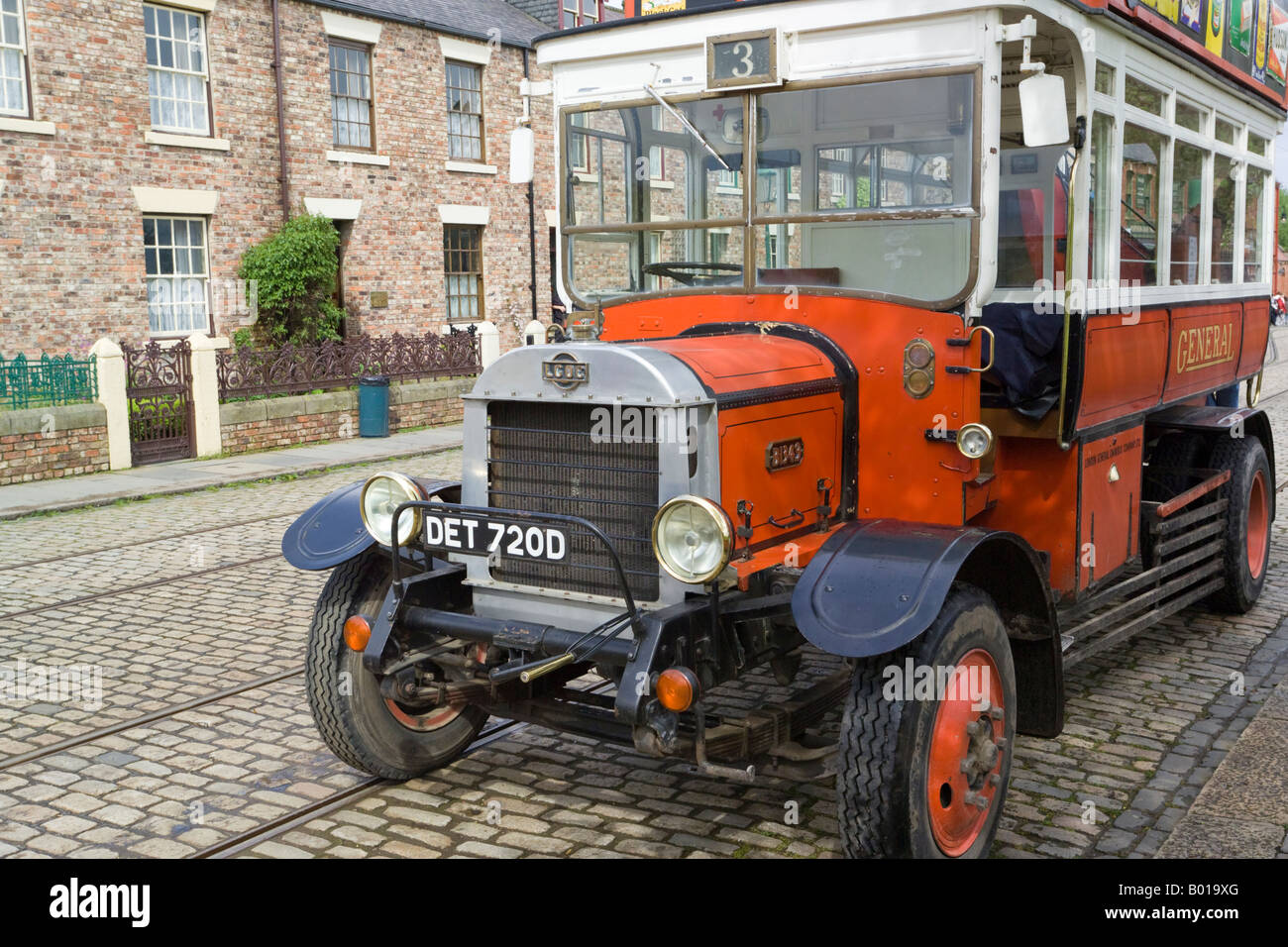 Old Bus Beamish Open Air Stock Photos & Old Bus Beamish Open Air Stock ...