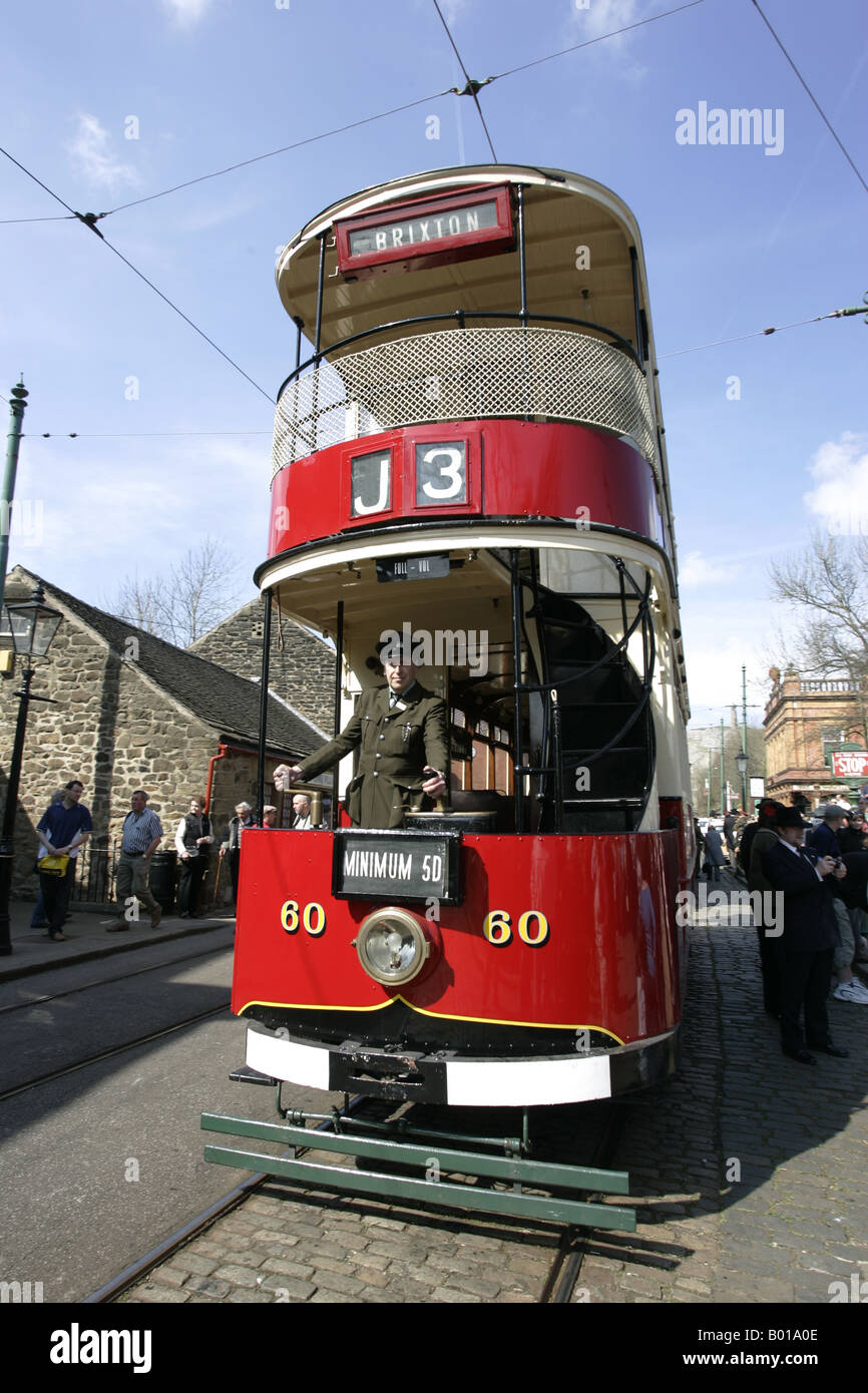 NATIONAL TRAMWAY MUSEUM TRAM TRANSPORT RAIL Stock Photo - Alamy