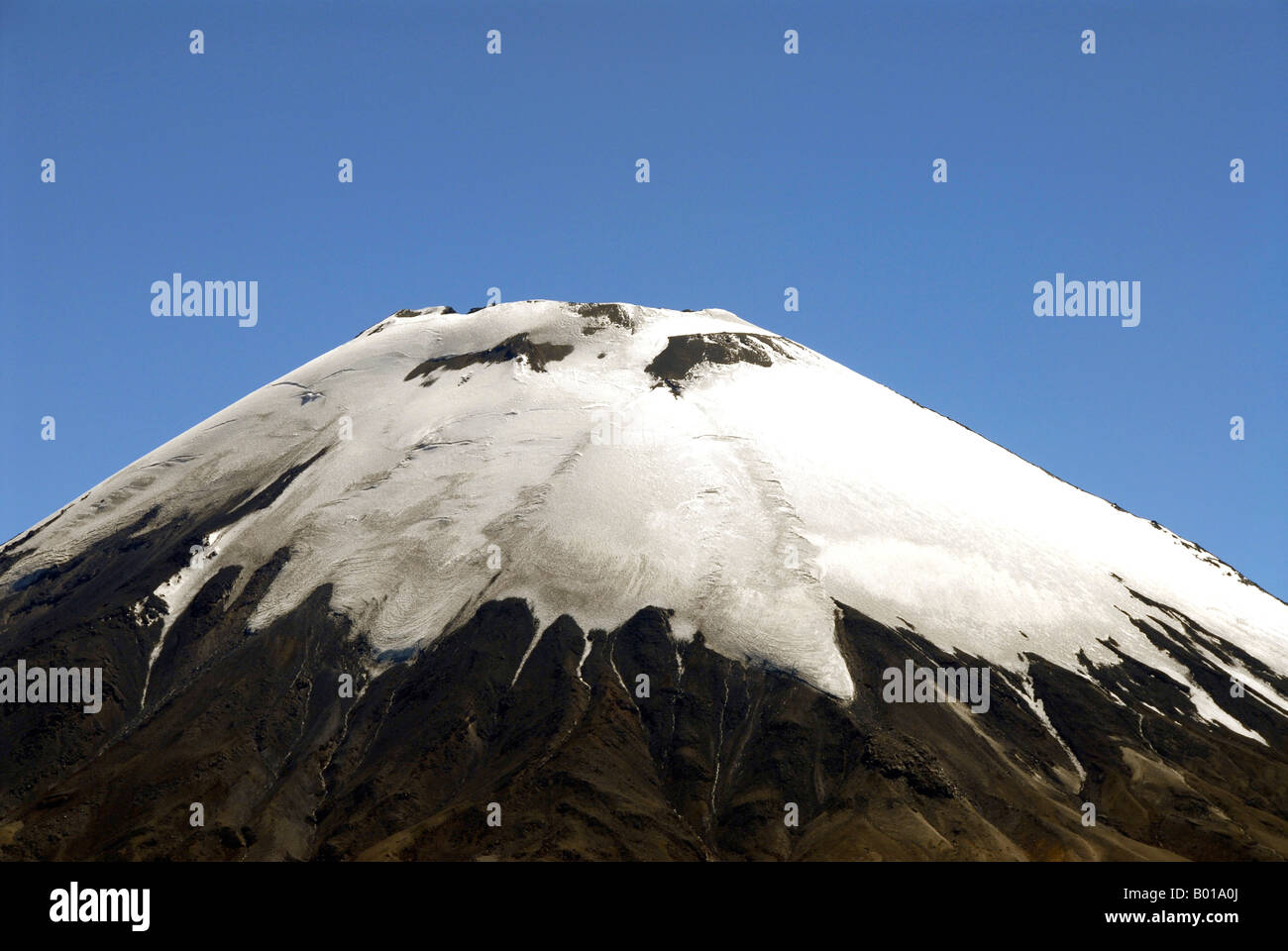 Parinacota volcano Lauca national park Chile Stock Photo - Alamy