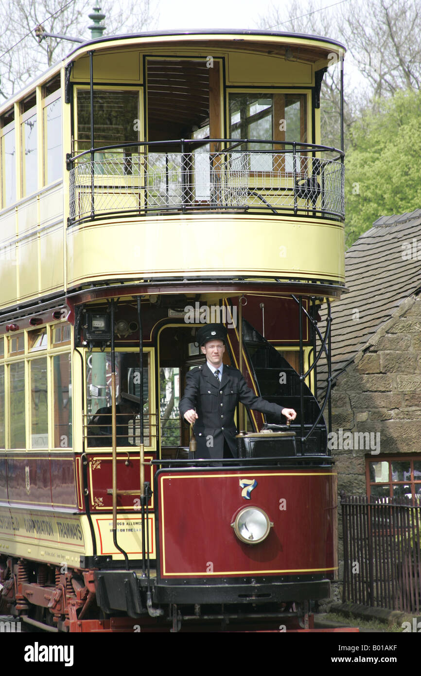 NATIONAL TRAMWAY MUSEUM TRAM TRANSPORT RAIL Stock Photo - Alamy