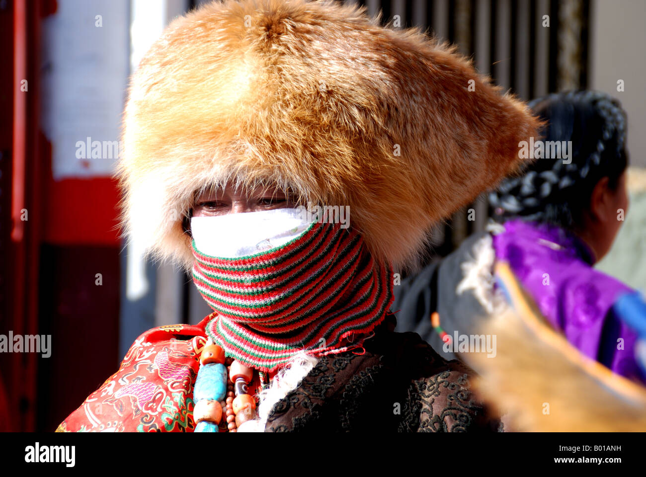 Beautiful young woman tibetan hi-res stock photography and images - Alamy