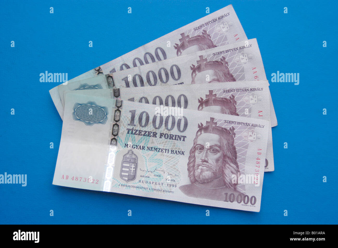 Forint Hungarian currency Stock Photo - Alamy