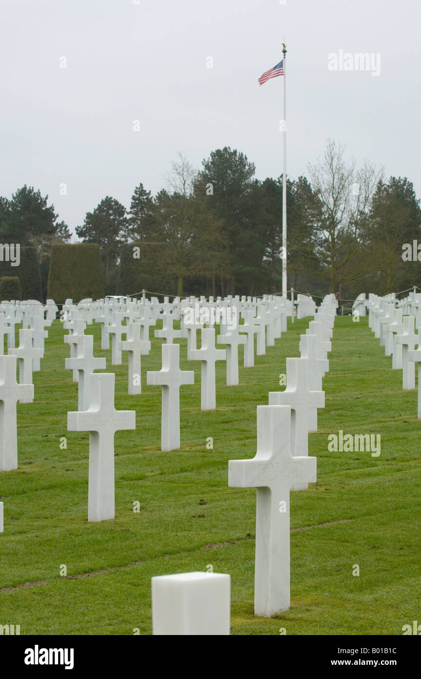 The Normandy American Cemetery and Memorial in France, run by The ...