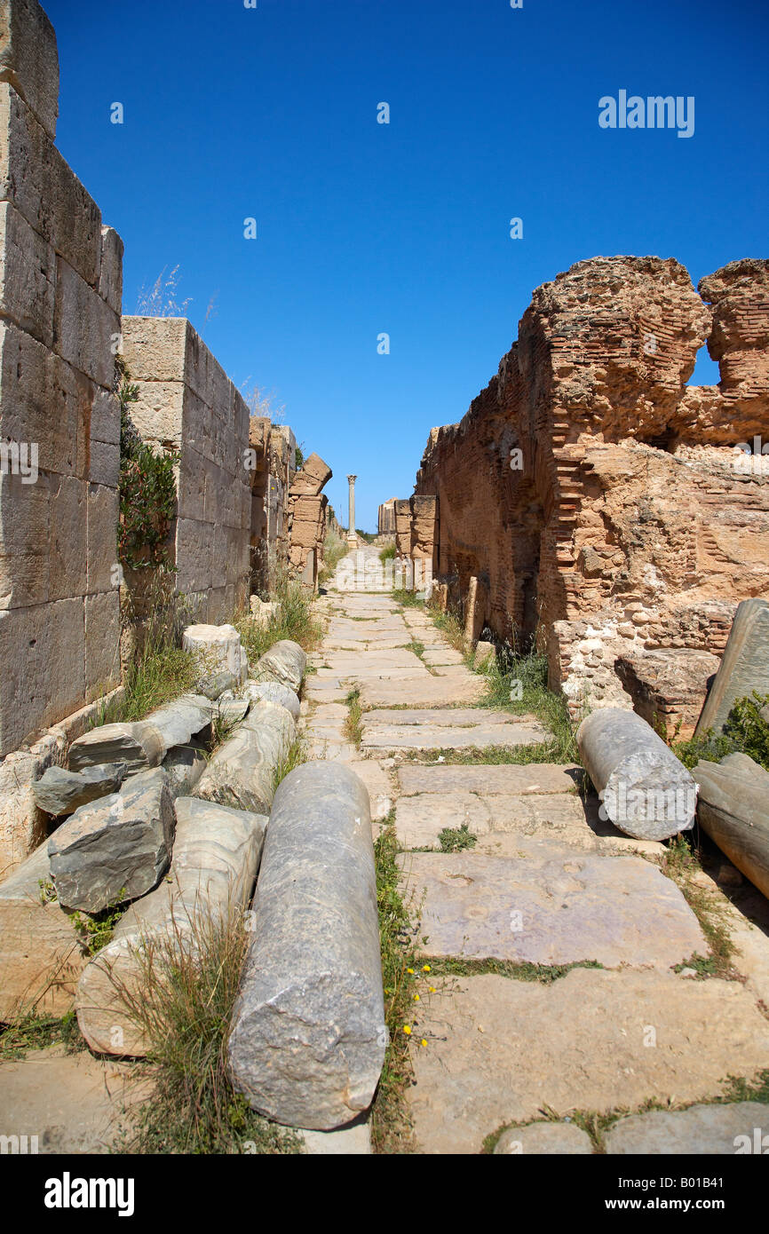 Leptis Magna, Libya, North Africa Stock Photo - Alamy