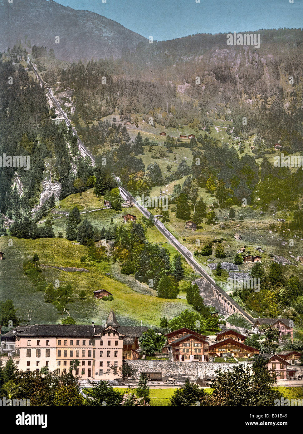 Lauterbrunnen and Murren Train. Bernese Oberland, swiss Alps ...