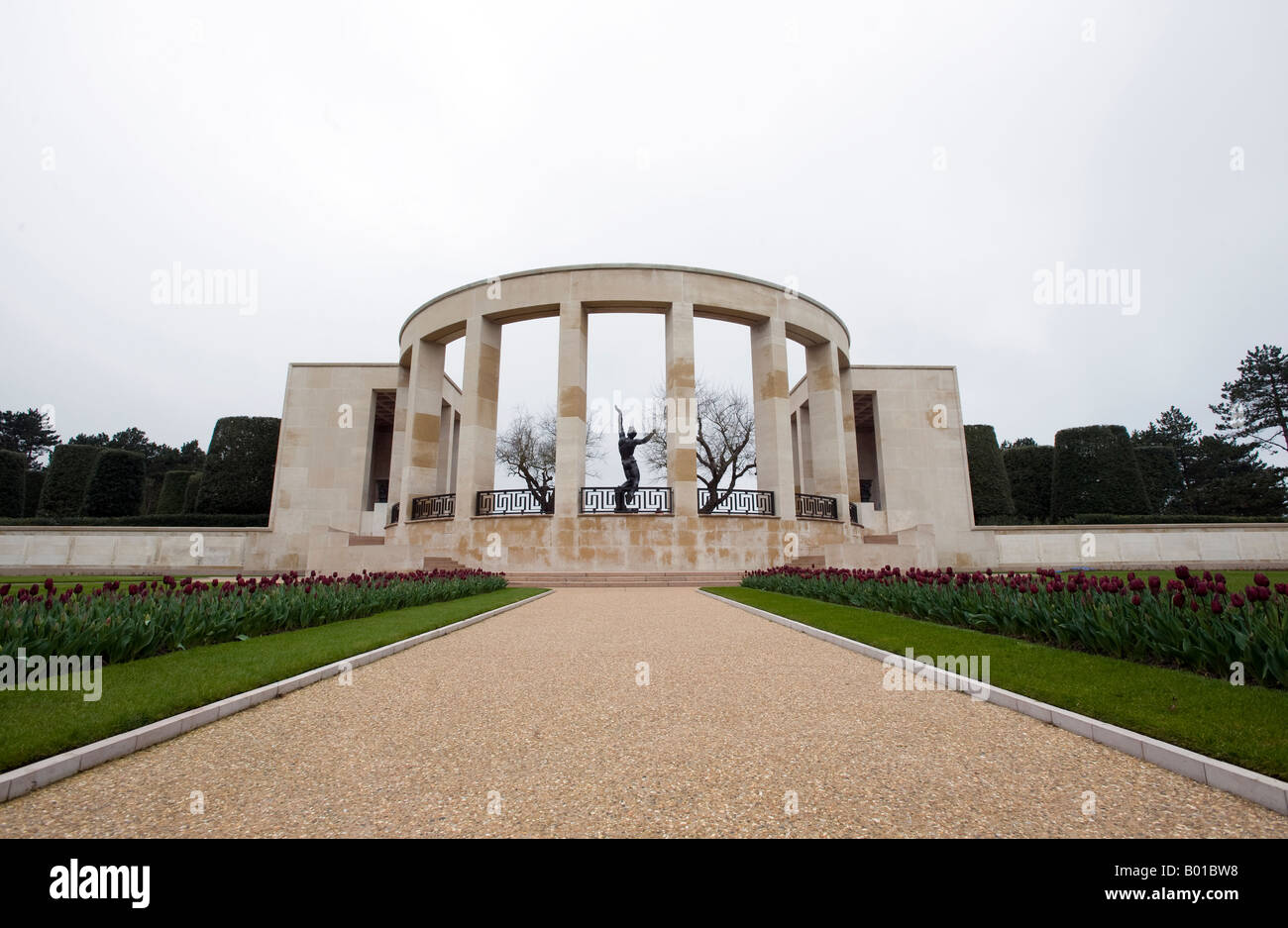 The Normandy American Cemetery and Memorial in France, run by The ...
