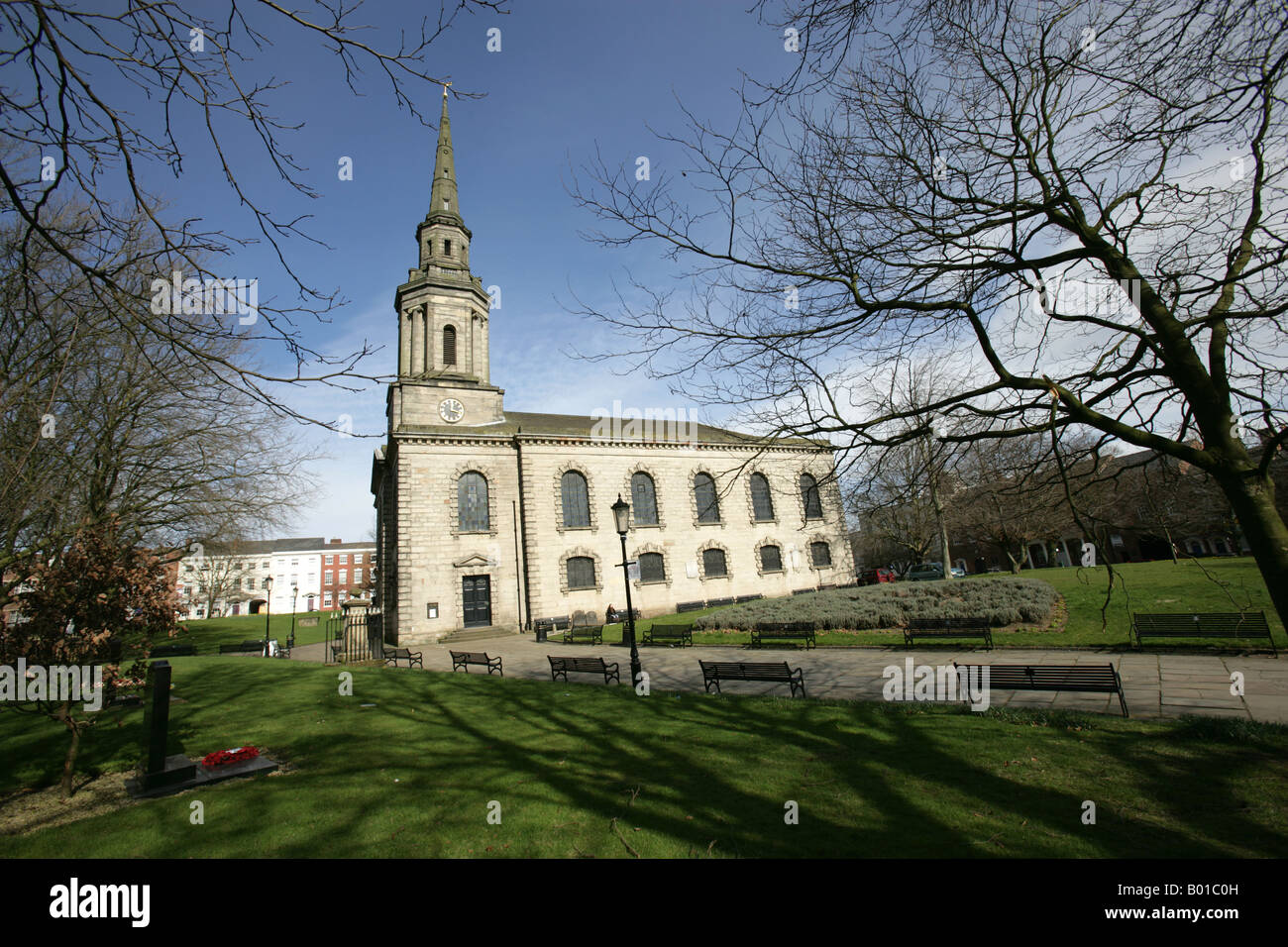 City of Birmingham, England. The Church of England Saint Paul’s Church ...