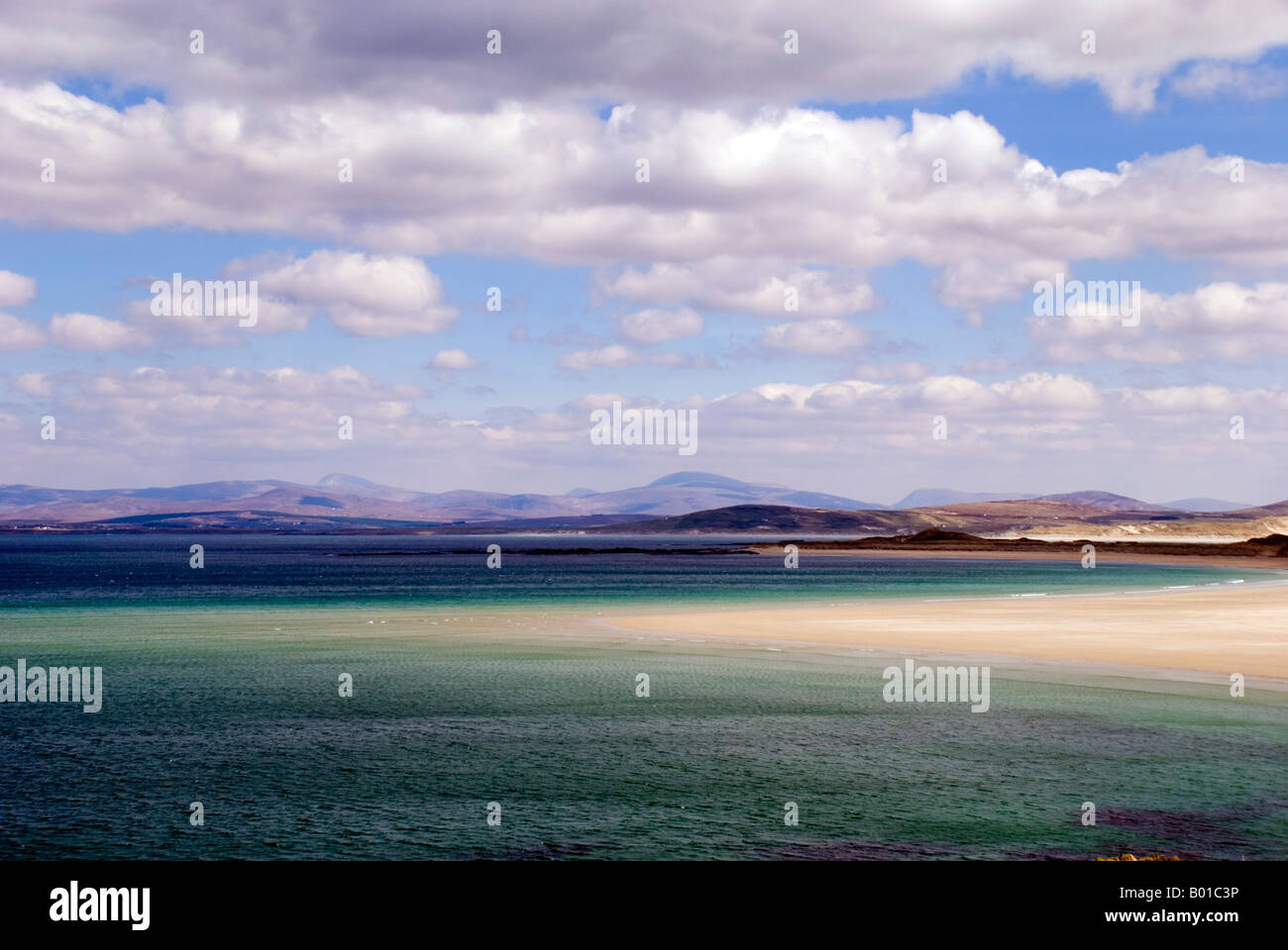 Narin Strand Ardara County Donegal Ireland A view of the beach and ...