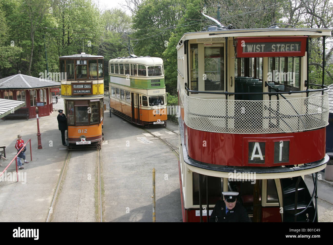 NATIONAL TRAMWAY MUSEUM TRAM TRANSPORT RAIL Stock Photo - Alamy