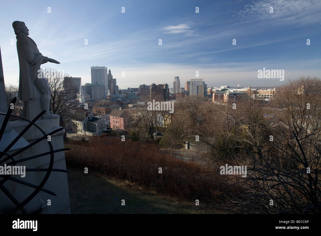 View of Providence Rhode Island from Prospect Park Stock Photo - Alamy