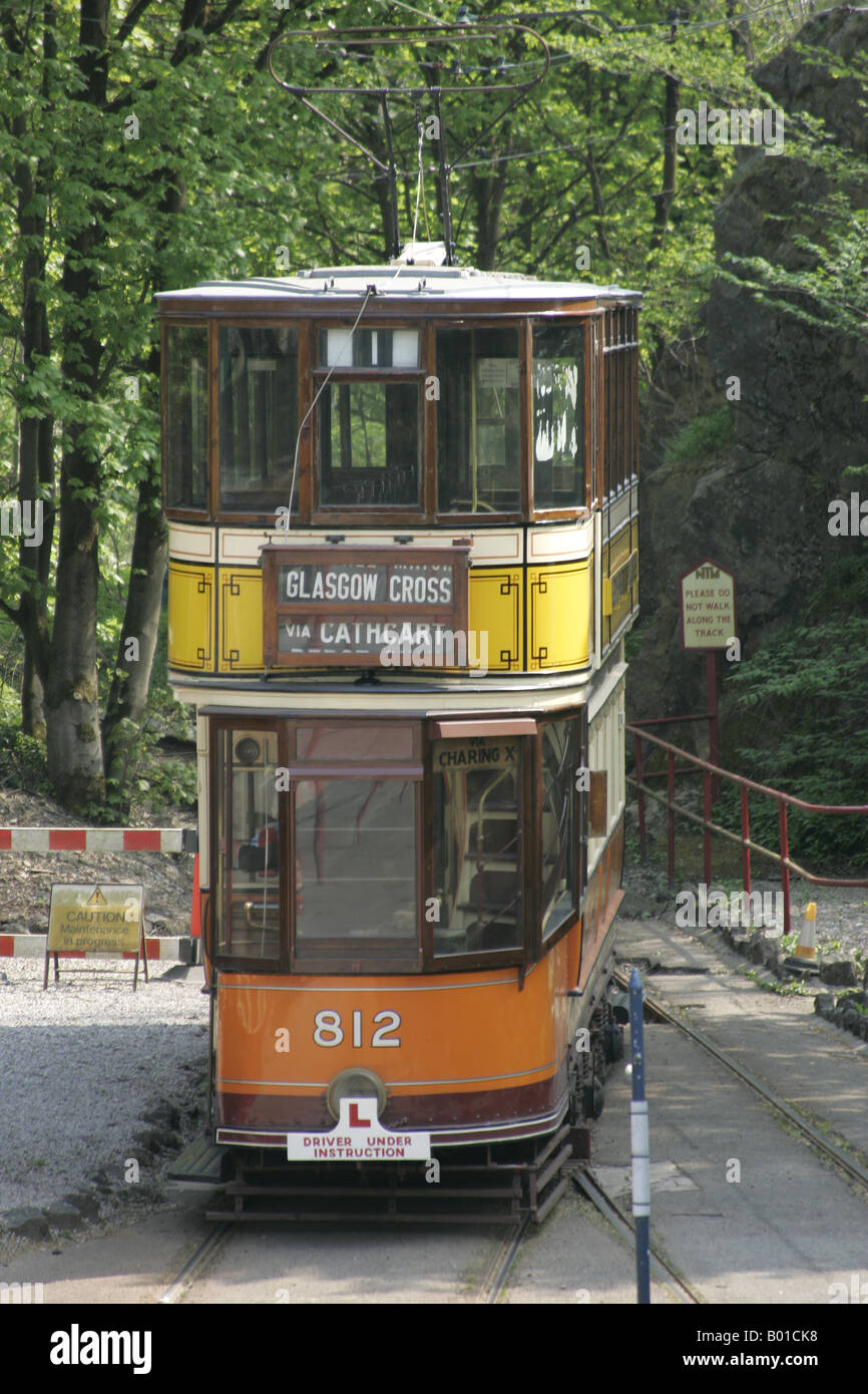 NATIONAL TRAMWAY MUSEUM,CRICH,ENGLAND Stock Photo - Alamy