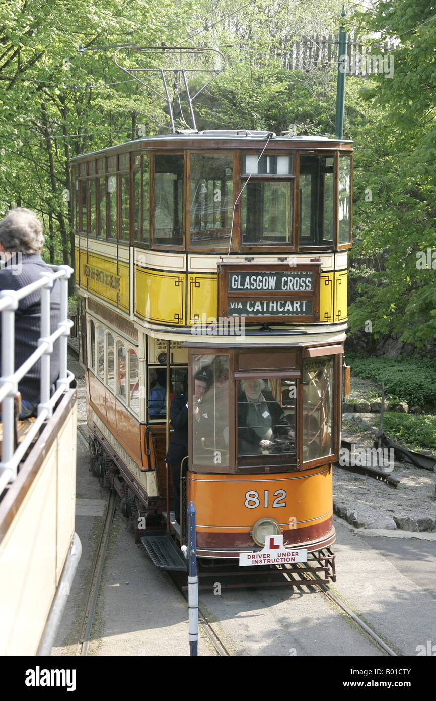 NATIONAL TRAMWAY MUSEUM,CRICH,ENGLAND Stock Photo - Alamy